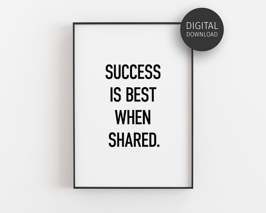 Teamwork Quote Printable, Office Decor Print, Team Motivation ...