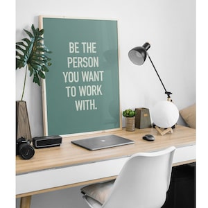 Office Wall Art, Set of 6 PRINTABLES, Motivational Prints, Teamwork ...