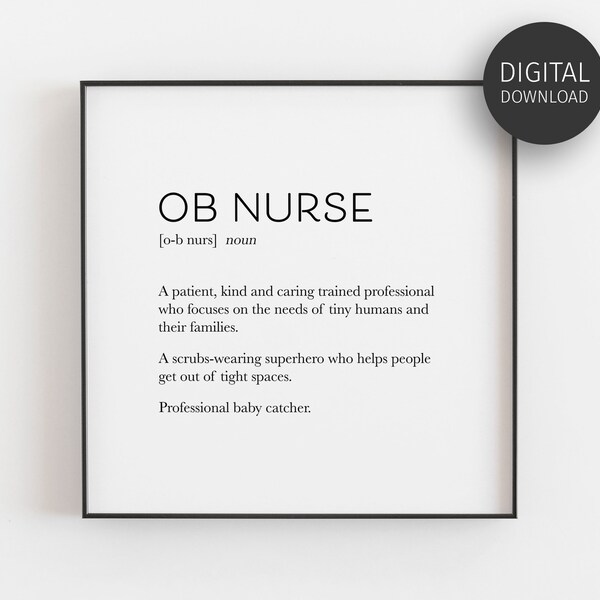 Ob Nurse - Etsy