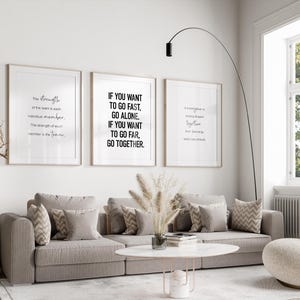 Team Office Decor, Set of 6 PRINTABLES, Teamwork Wall Art, Office ...