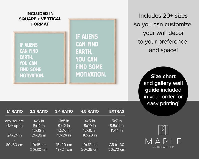 Funny Classroom Poster, Teal Printable Wall Art for High School Decor ...