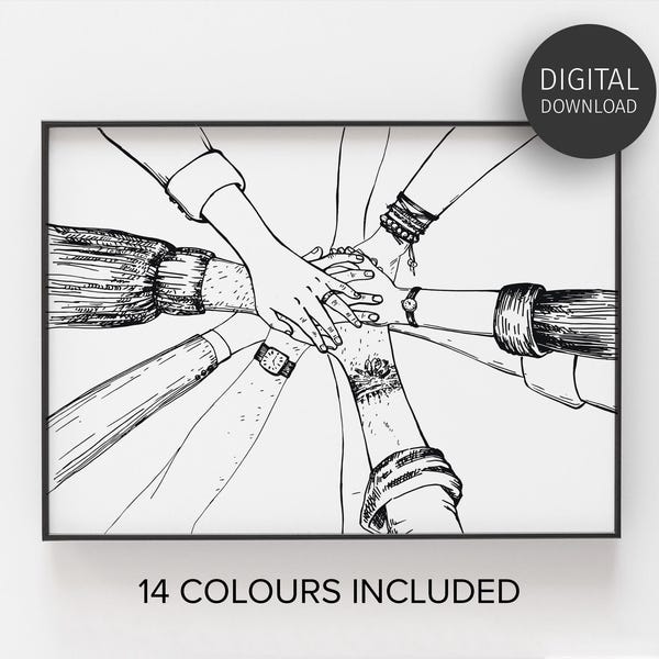 Teamwork Wall Art - Etsy