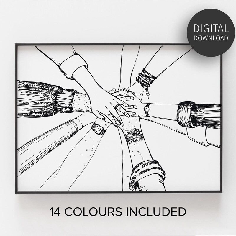 Teamwork Wall Art - Etsy