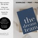 Dream Team Poster, Teamwork Wall Art, Workplace Positive Quotes, HR ...