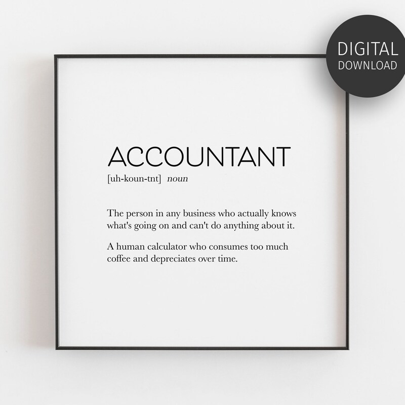 Accountant Art - Etsy