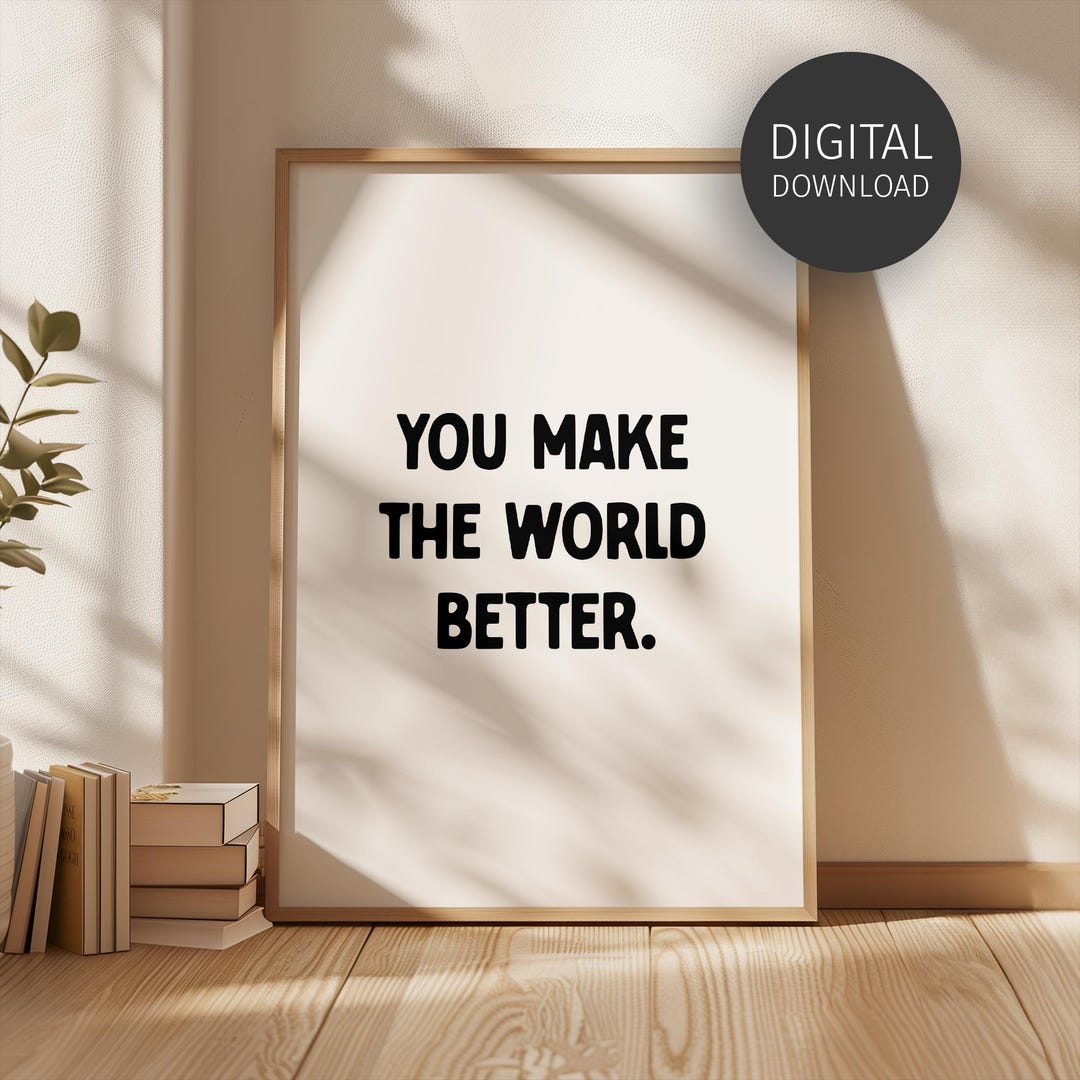 Encouraging Classroom Poster, Printable Wall Art for School Decor ...