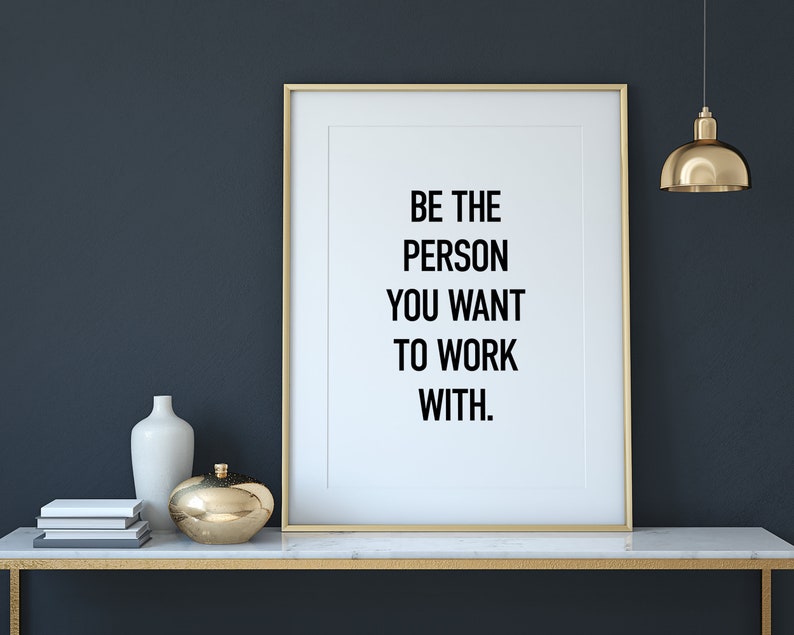 Office Wall Art Teamwork Quotes Office Decor Print - Etsy