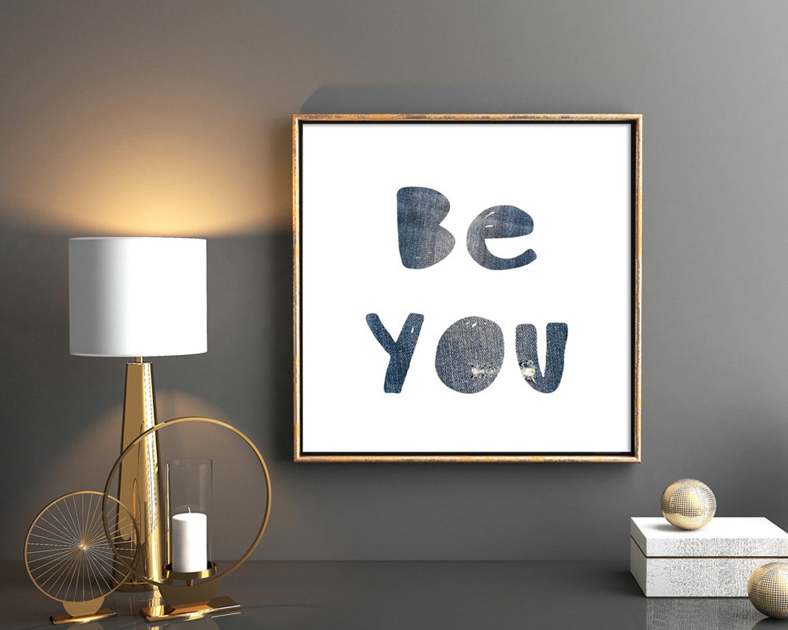 Be You Classroom Decor Downloadable Prints Inspirational | Etsy