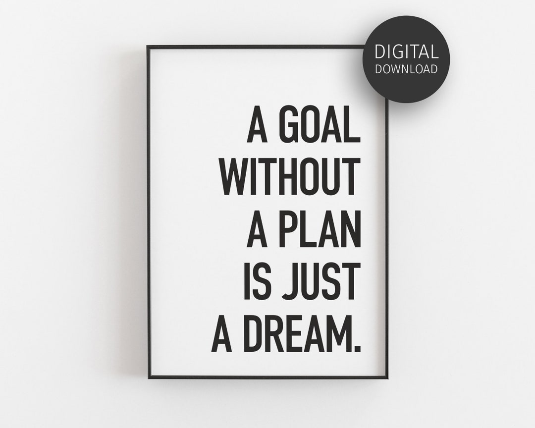 Motivational Poster, Work Inspiration Print, Growth Mindset Quote, Home ...