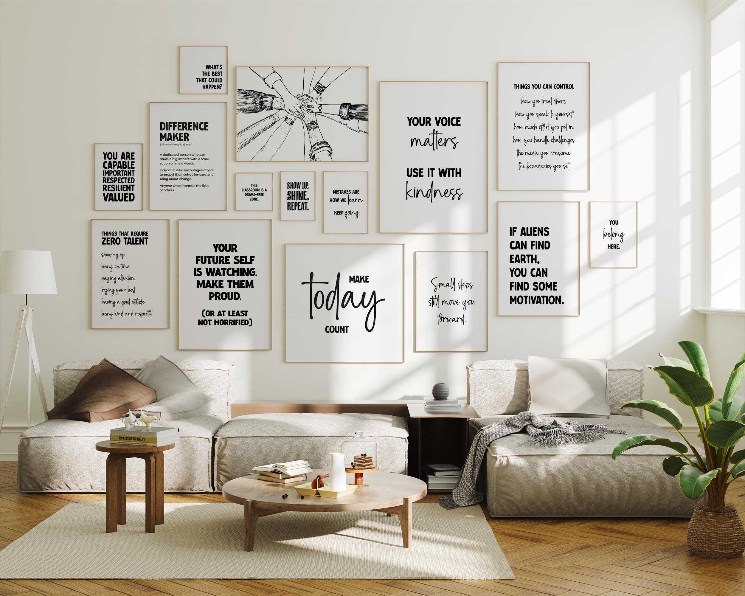 Classroom Bundle, 100 Motivational and Funny Prints for Teens ...