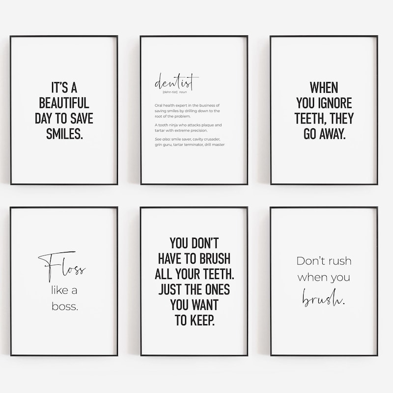 Dental Hygiene Posters - Etsy UK
