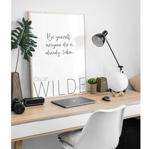 Oscar Wilde Quote, Downloadable Prints, Classroom Decor, Inspirational ...
