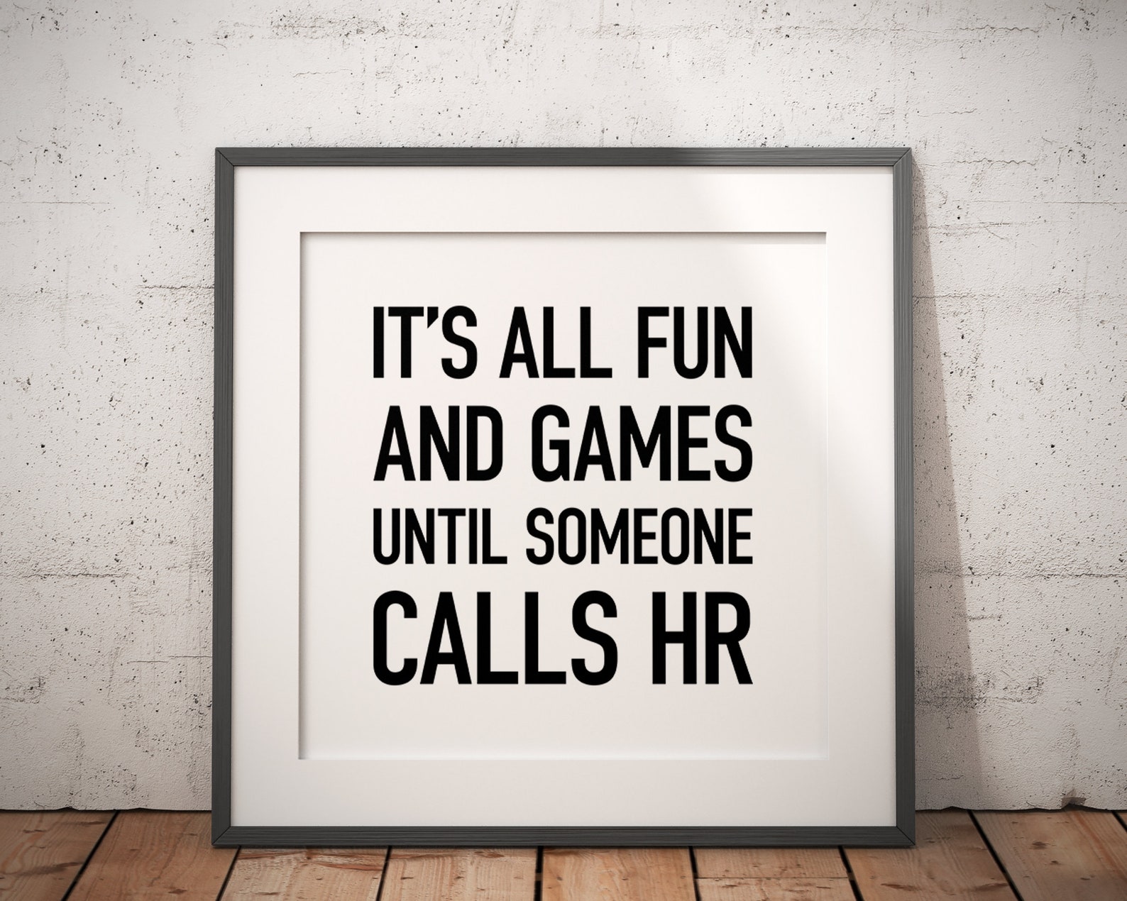 HR Office Decor HR Poster HR Wall Art Hr Director Gifts - Etsy