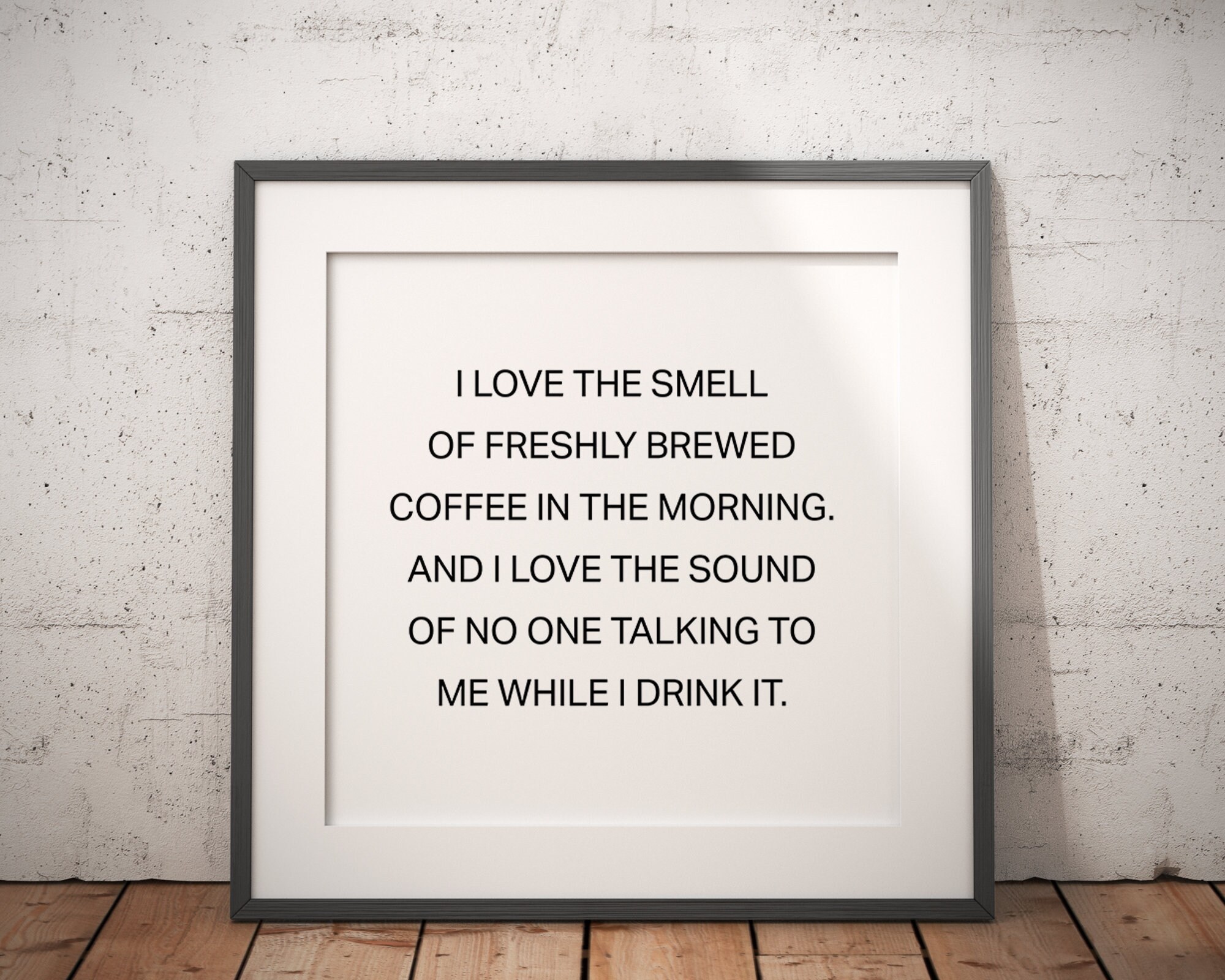 Coffee Poster Coffee Print Downloadable Prints Bedroom | Etsy