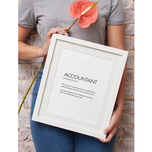 Accountant Definition Print, Accounting Gifts, Funny Office Decor ...