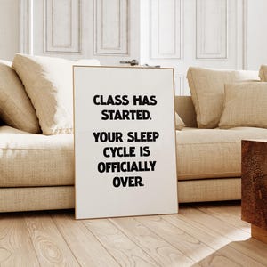 Funny Classroom Poster, Printable Wall Art for Sarcastic High School ...