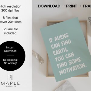 Funny Classroom Poster, Teal Printable Wall Art for High School Decor ...