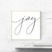 Joy Print Downloadable Prints Holiday Decor Printable Wall - Etsy