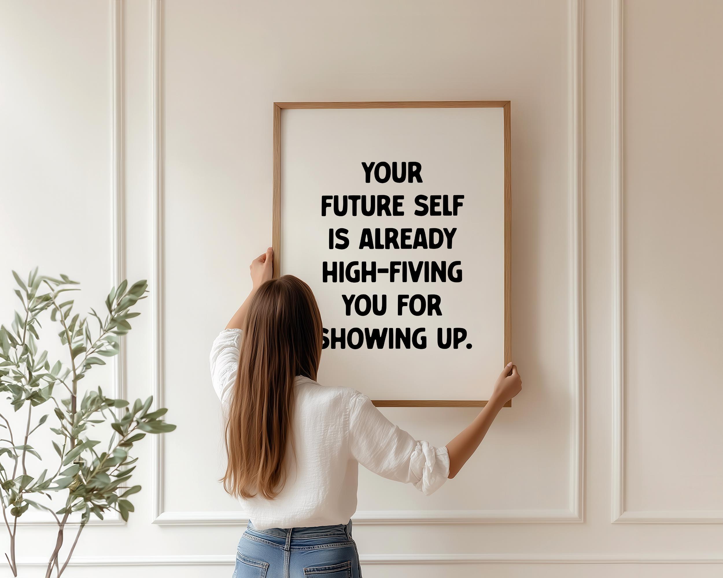 Encouraging Classroom Poster, Printable Wall Art for Motivational High ...