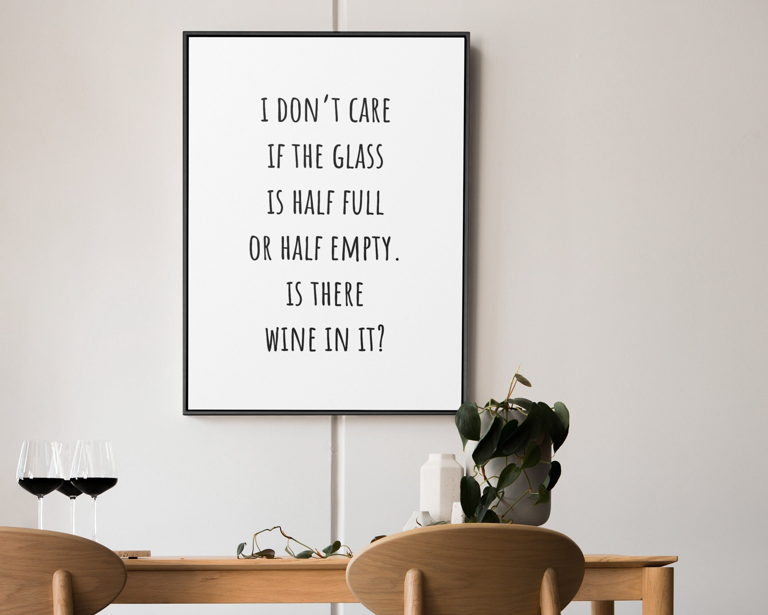 Kitchen Wall Art Wine Quote Funny Poster Downloadable - Etsy Canada