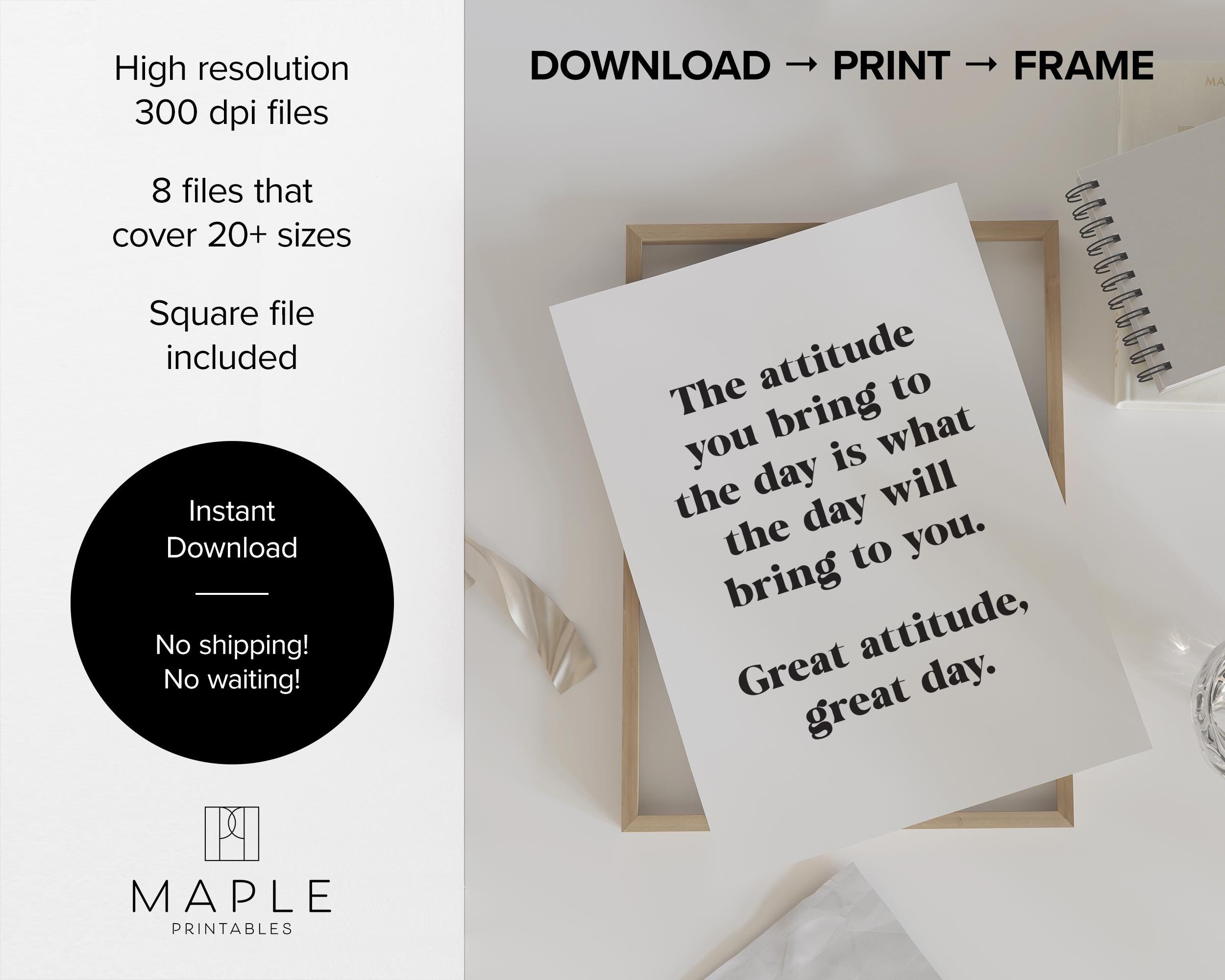 Motivational Work Quotes, Printable Set of 3 Neutral Office Prints ...