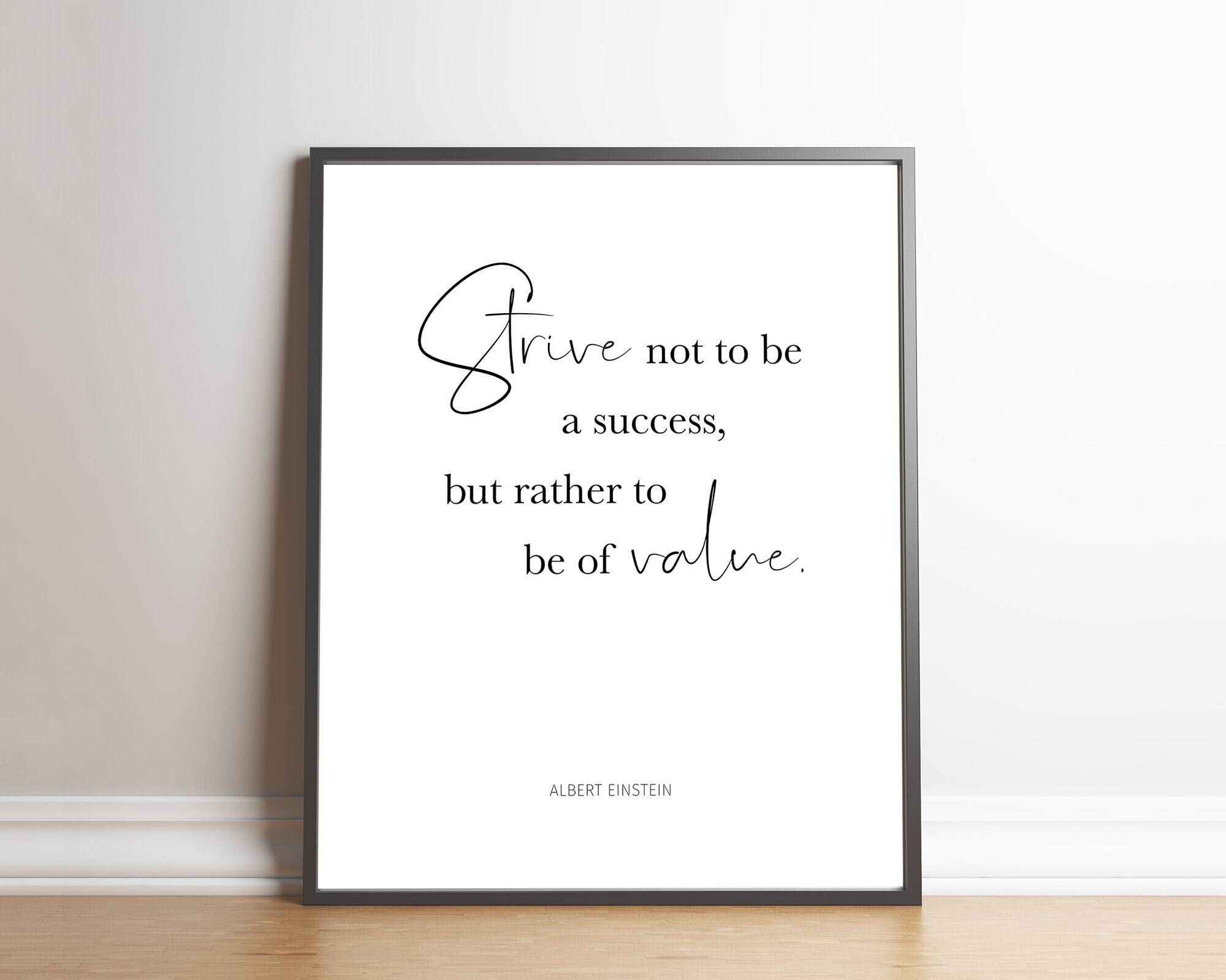 Einstein Quote Classroom Decor Downloadable Print | Etsy