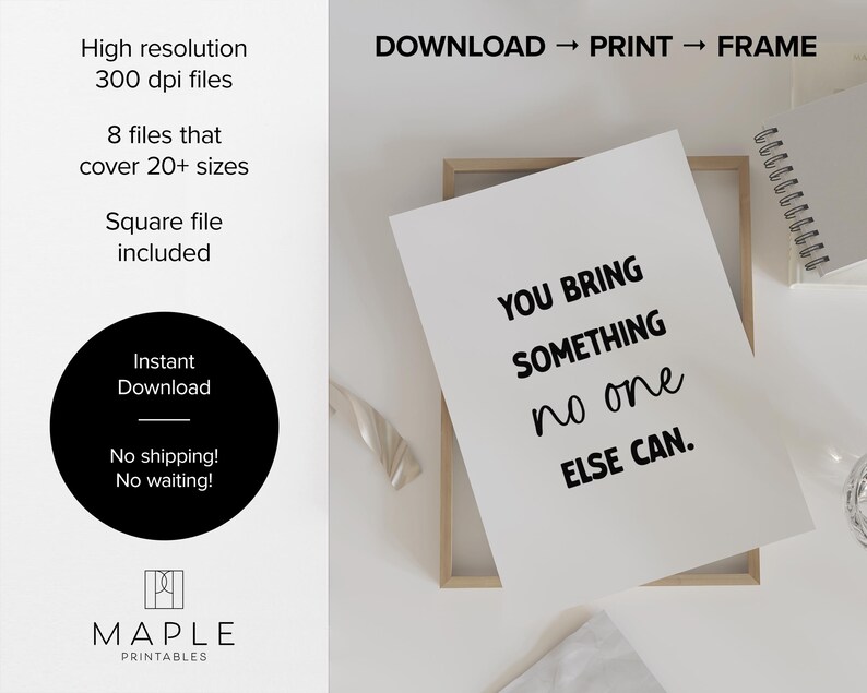 Motivational Classroom Poster for Teenagers, Printable Wall Art for ...