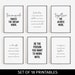 Office Desk Decor, Set of 18 PRINTABLES, Office Decor for Women, Team ...