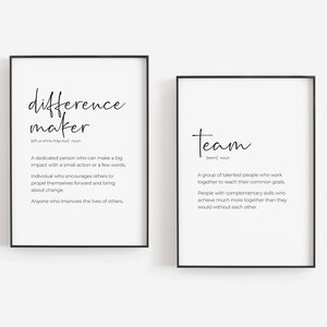 Team Office Decor, Set of 10 PRINTABLES, Motivational Wall Art ...
