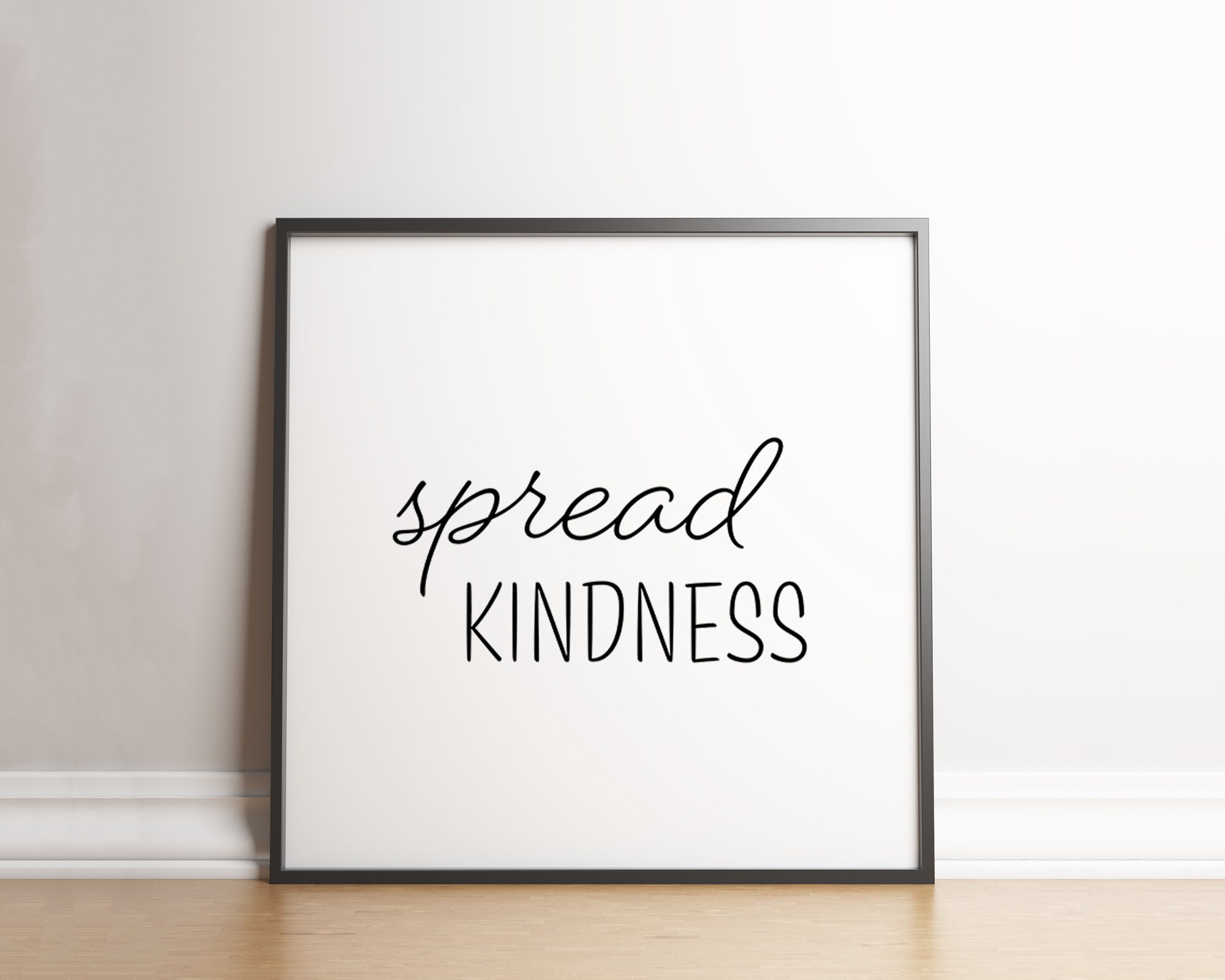 Spread Kindness Kindness Poster Downloadable Print Be Kind | Etsy