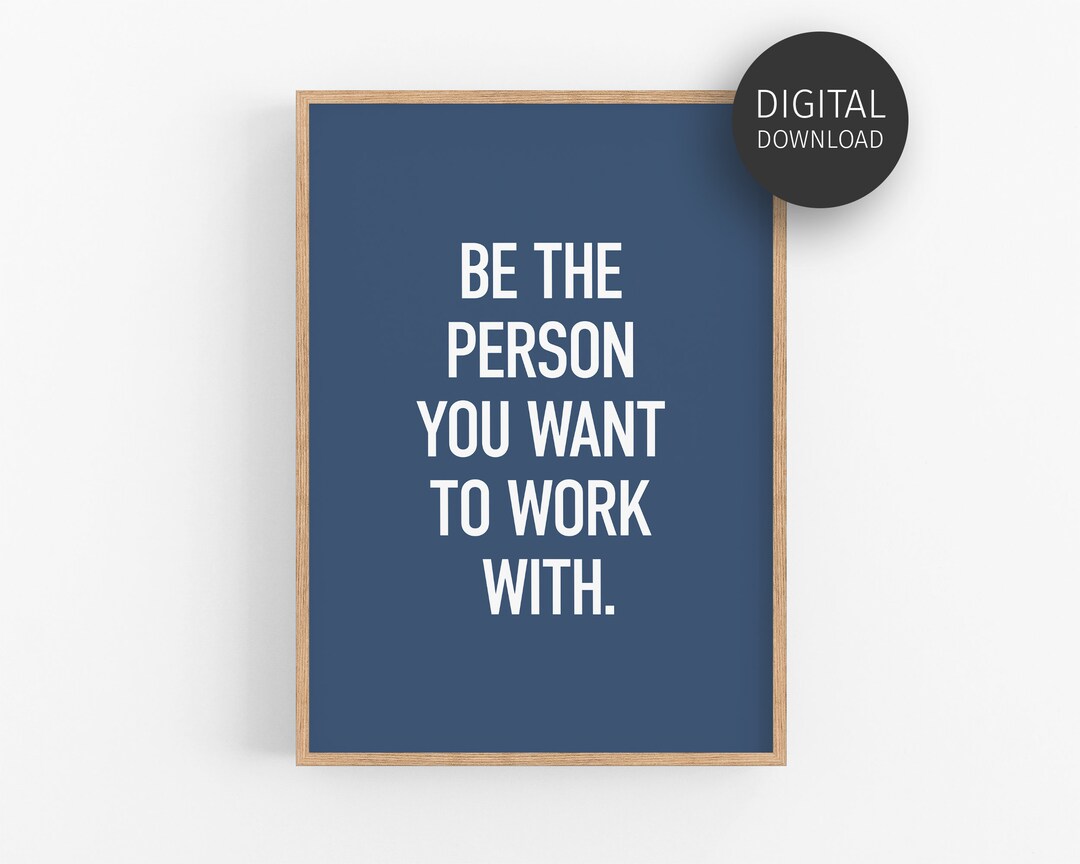 Motivational Poster, Desk Decor for Men, Masculine Office Decor ...