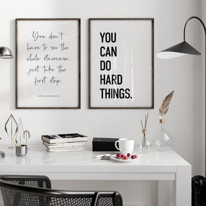 Office Decor for Women, Set of 6 PRINTABLES, Motivational Quotes, Home ...