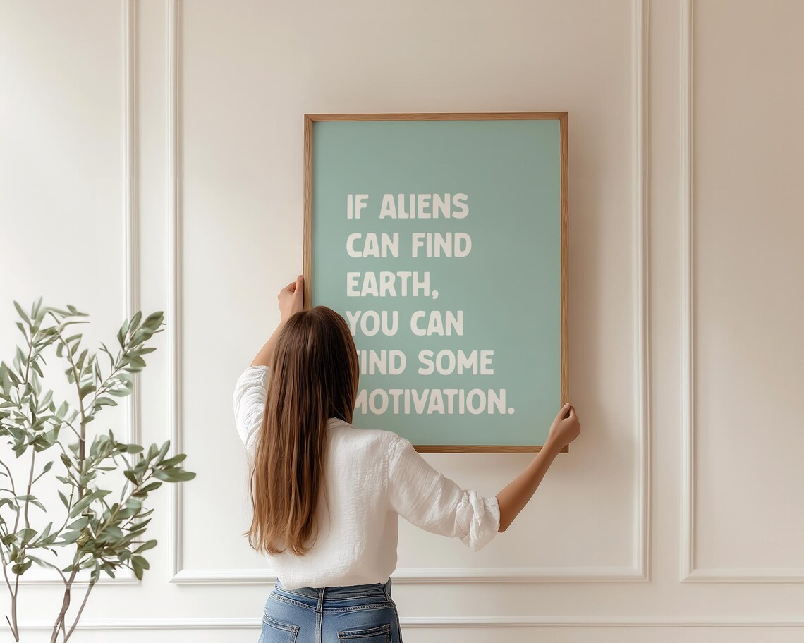 Funny Classroom Poster, Teal Printable Wall Art for High School Decor ...