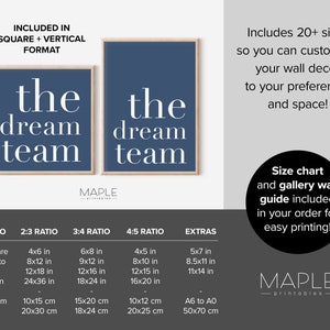 Dream Team Poster, Teamwork Wall Art, Workplace Positive Quotes, HR ...
