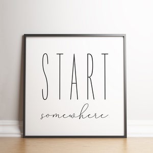 Motivational Poster, Inspirational, Downloadable Prints, Typography ...