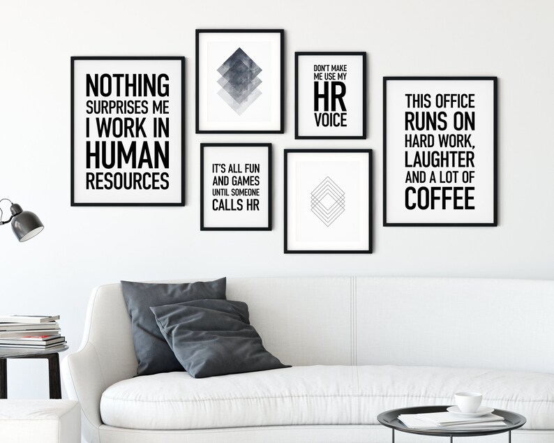 HR Office Decor HR Poster HR Wall Art Hr Director Gifts - Etsy