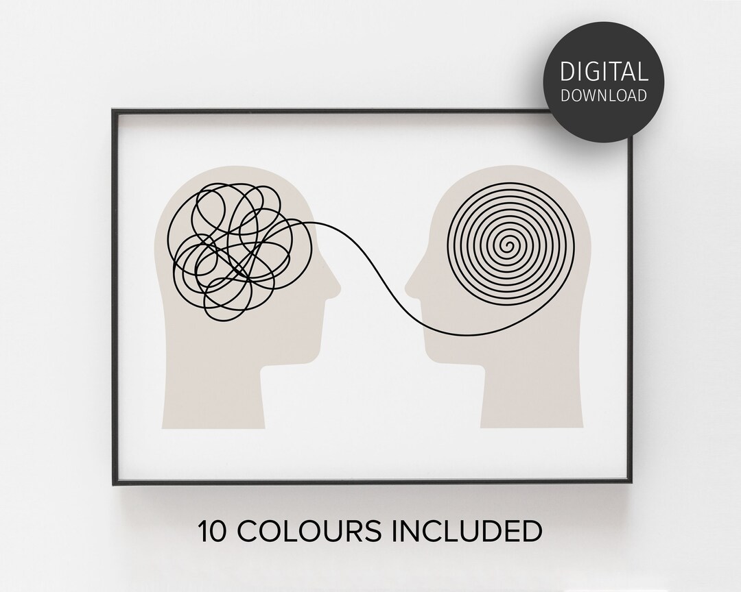 Therapist Office Decor, Therapy Prints, Psychology Poster, Mental ...