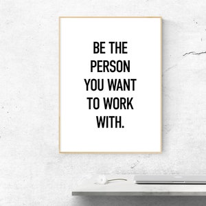 Office Wall Art Teamwork Quotes Office Decor Print - Etsy