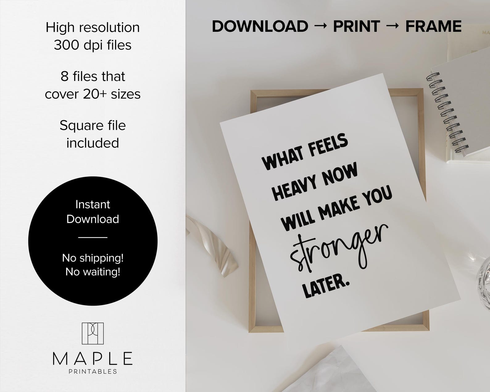 Classroom Poster for Teenagers, Printable Wall Art for Motivational ...