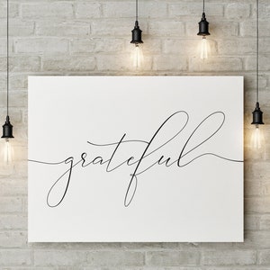Gratitude Wall Art, Be Grateful Poster, Downloadable Prints ...