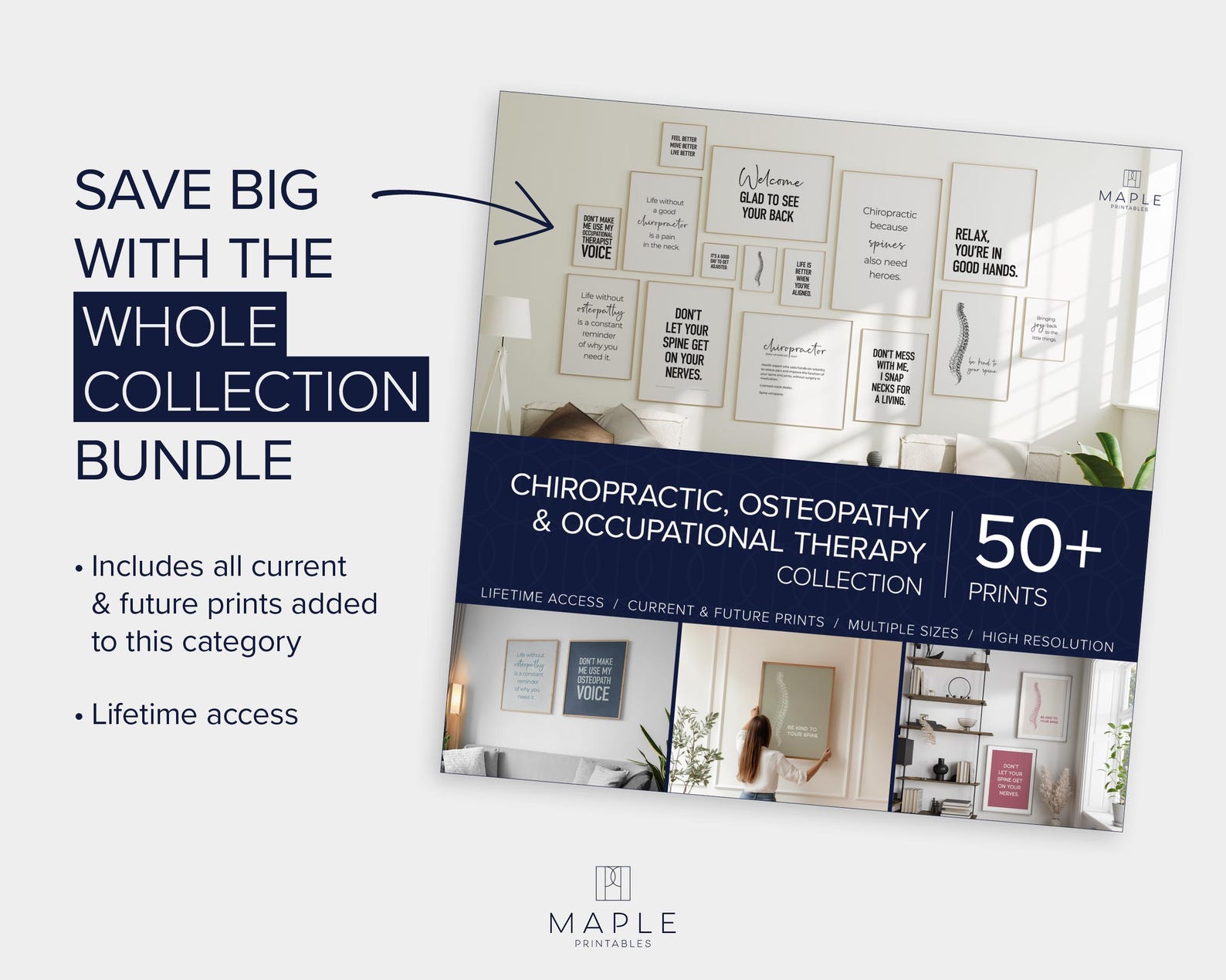 Chiropractic Posters, Office Decor for Chiropractor, Chiro Wall Art ...