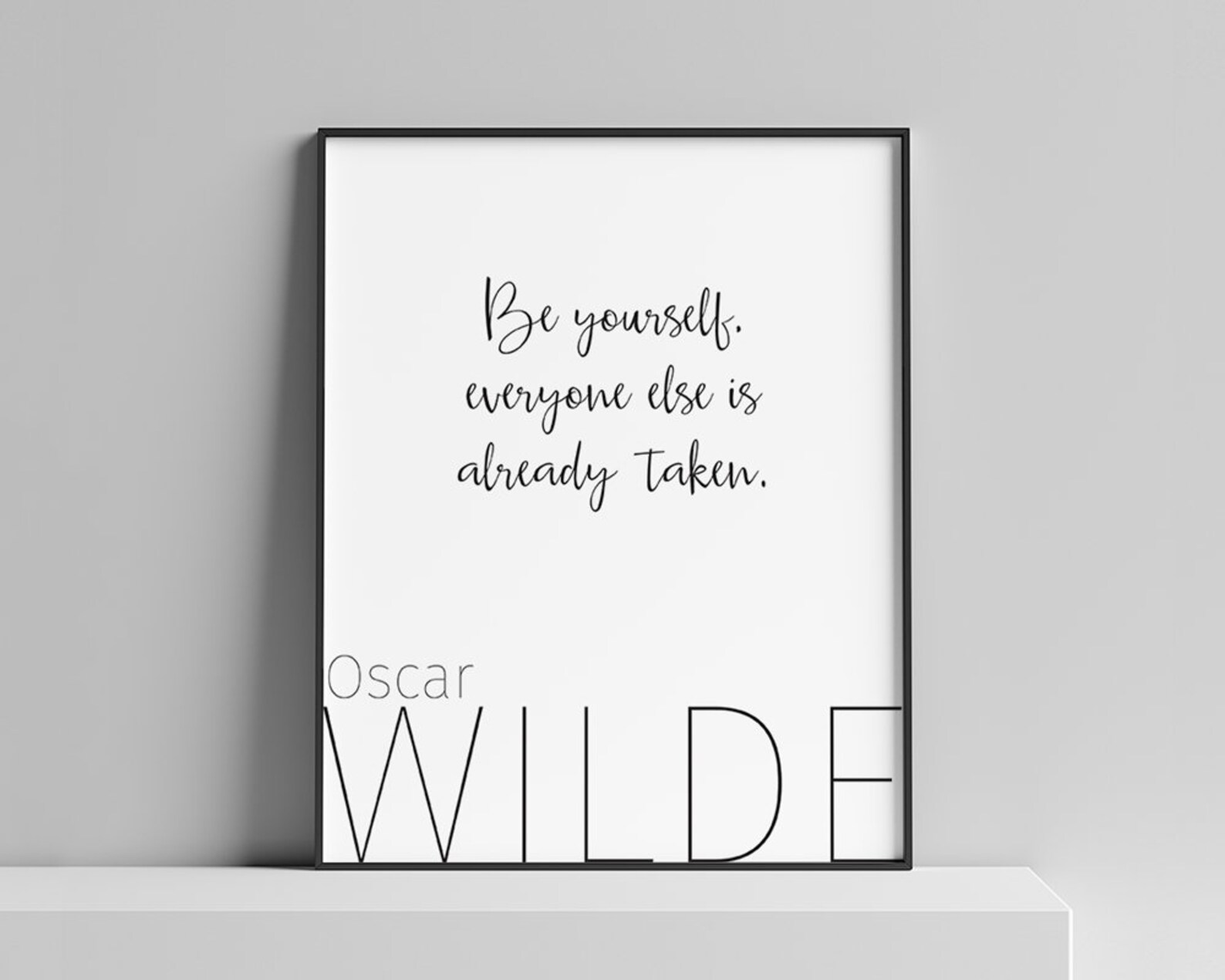 Oscar Wilde Quote Downloadable Prints Classroom Decor | Etsy