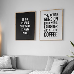 Team Office Decor, Set of 6 PRINTABLES, Teamwork Quote, Motivational ...