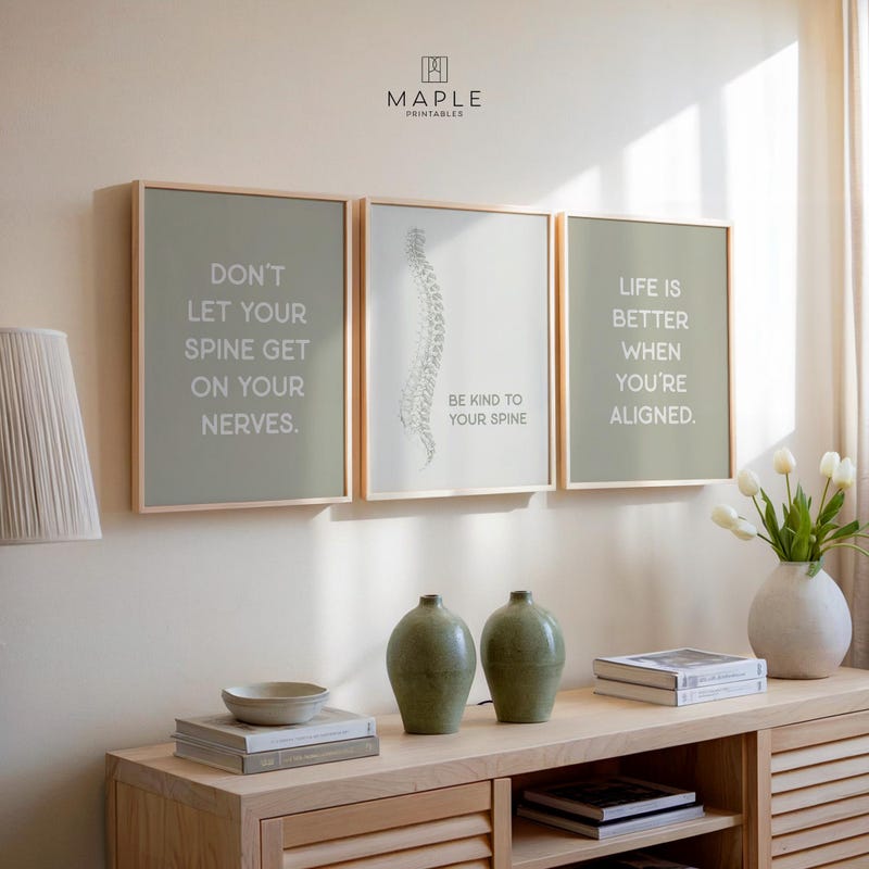 Chiropractic Posters Canvas - Etsy UK