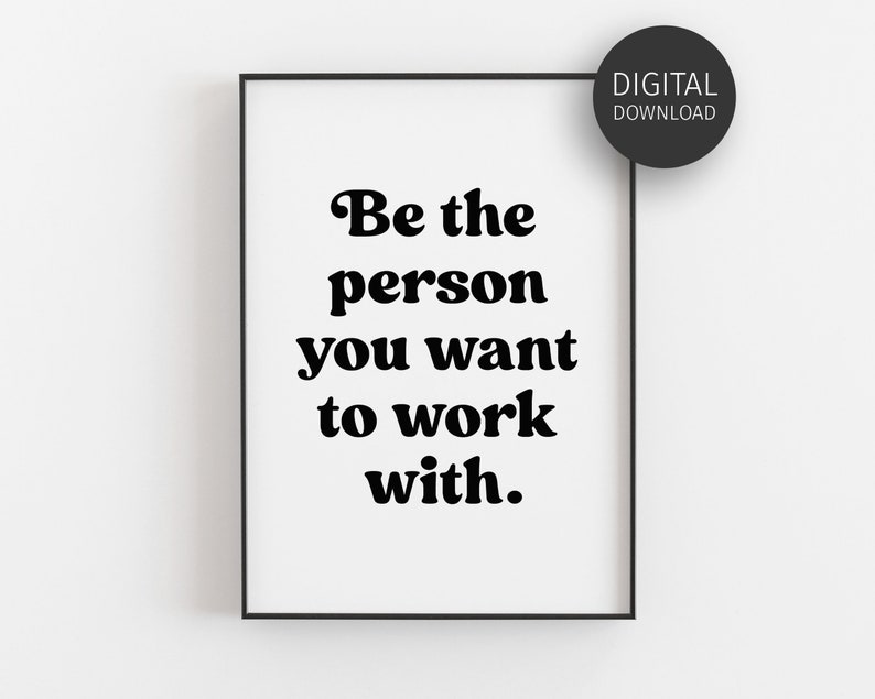 Motivational Poster Printable Office Decor Workplace Wall - Etsy