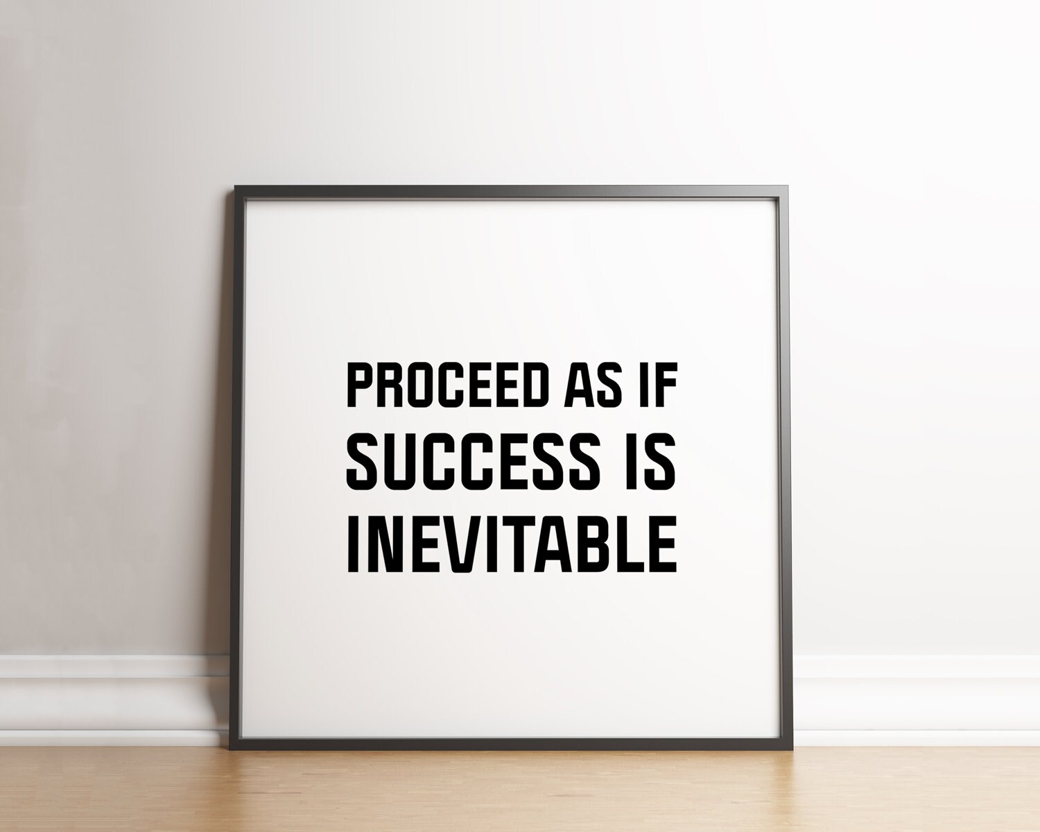 Success Quote Success Wall Art Motivational Print | Etsy