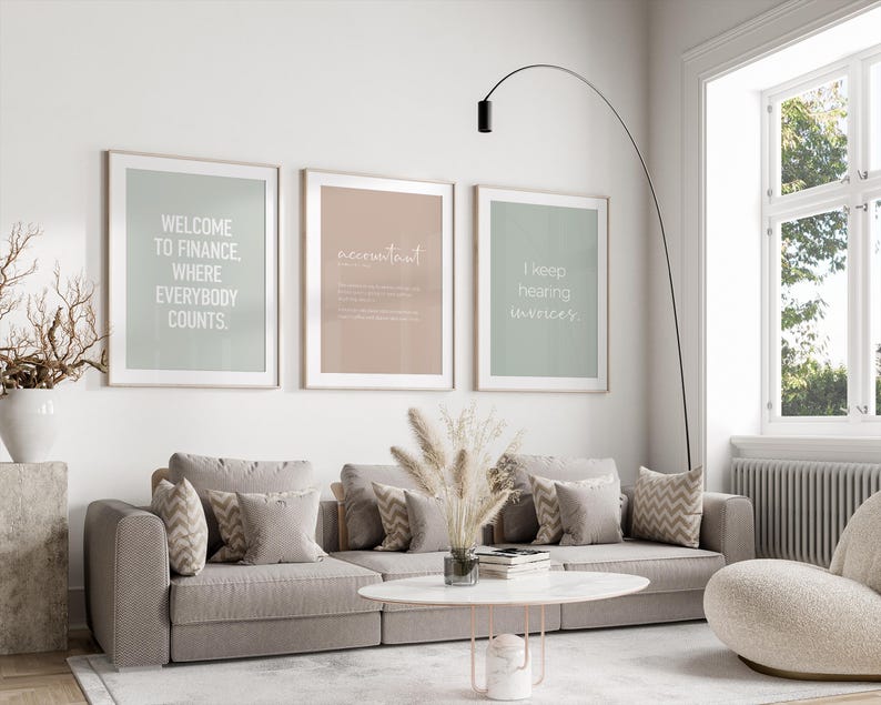 Accounting Prints, Office Decor for Accountant, Finance Gallery Posters ...