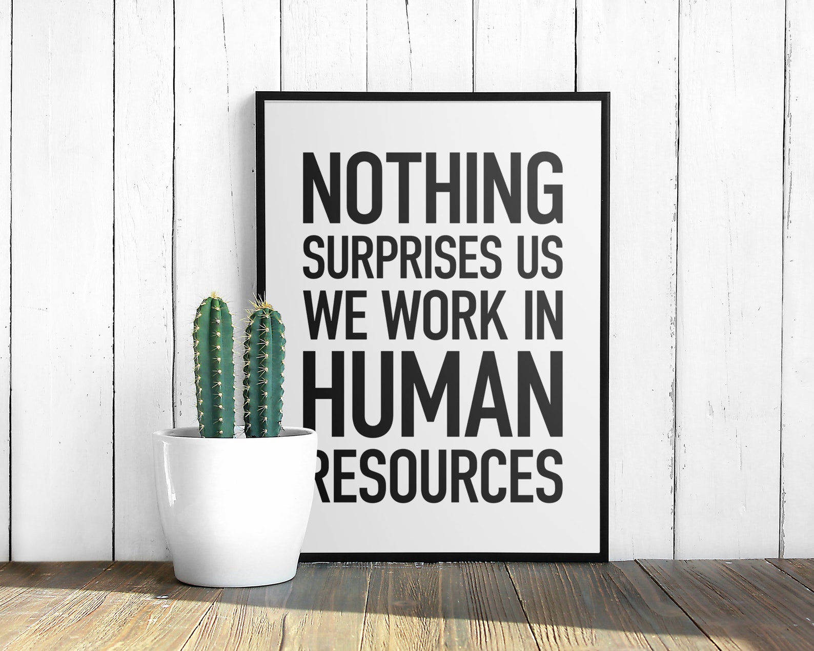 HR Office Decor Human Resources HR Humor Print Funny Team - Etsy