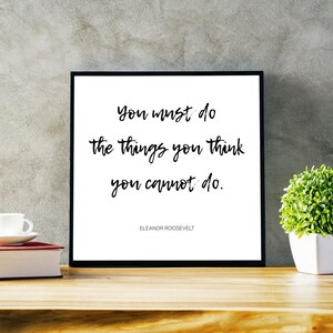 Eleanor Roosevelt Quote, Classroom Decor, Graduation Gift, Entrepreneur ...