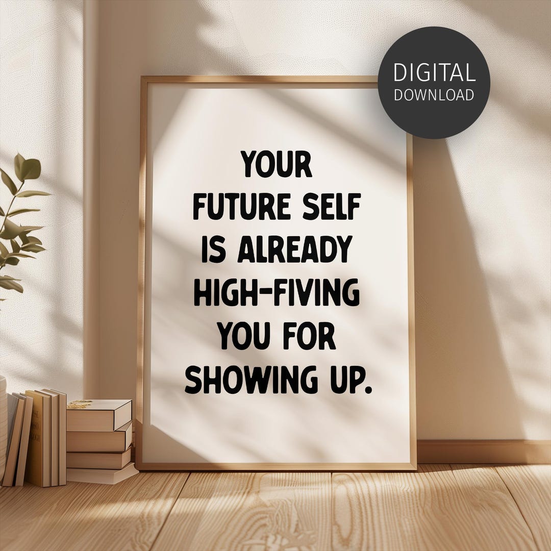 Encouraging Classroom Poster, Printable Wall Art for Motivational High ...